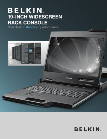 Belkin F1DC101H rack console Datasheet | Manualzz