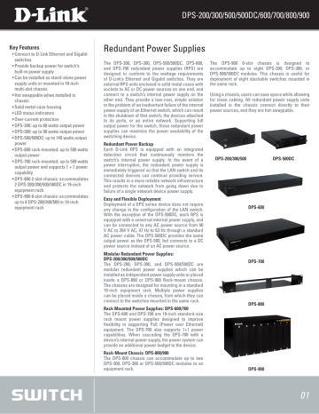 D-Link DPS-700 power supply unit Datasheet | Manualzz