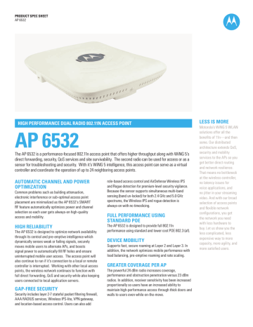 Zebra AP 6532 Datasheet | Manualzz