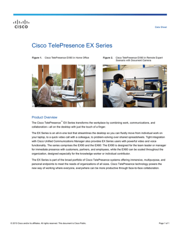 Cisco EX90 Datasheet | Manualzz