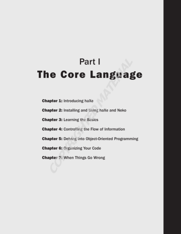 Wiley Professional haXe and Neko Datasheet | Manualzz