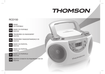 Thomson Boombox RCD150 Datasheet | Manualzz