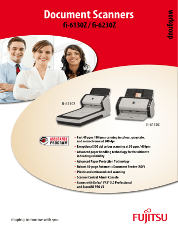 Fujitsu fi-6130Z Datasheet | Manualzz