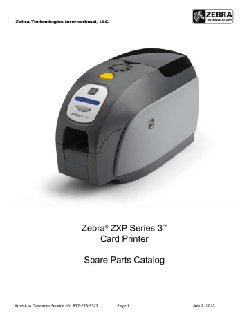 Zebra ZXP3 Datasheet | Manualzz
