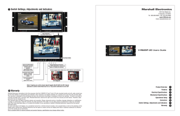 Marshall V-R82DP-2C User’s Guide | Manualzz