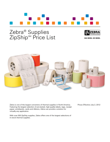 Zebra 5095 Resin 数据表 | Manualzz