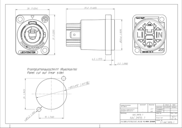 Neutrik NAC3MPB-1 wire connector Datasheet | Manualzz