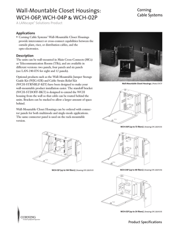 Accu-Tech WCH-02P racks Datasheet | Manualzz