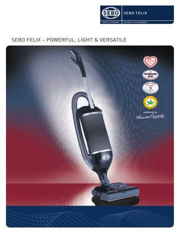 Sebo Felix 1 Premium Datasheet | Manualzz