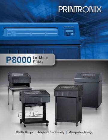 Printronix P8205 Datasheet | Manualzz