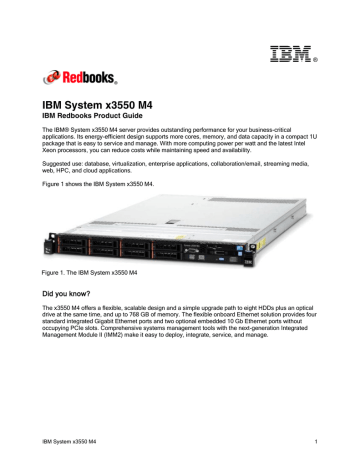 IBM System x 3550 M4 Datasheet | Manualzz