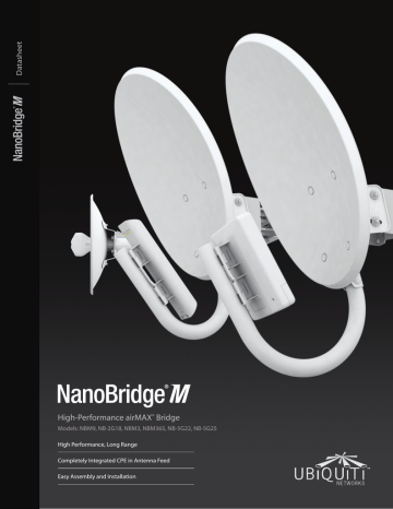 Ubiquiti Networks NanoBridge Datasheet | Manualzz