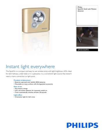 Philips 69101/04/PH Datasheet | Manualzz