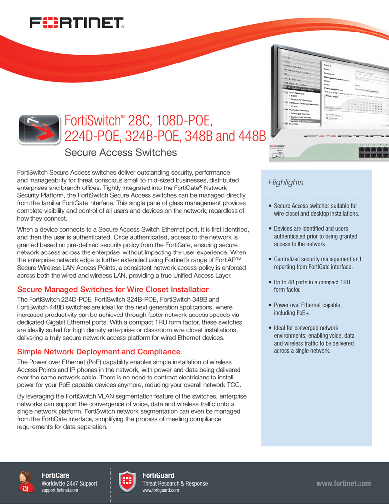 forticare 24x7 datasheet