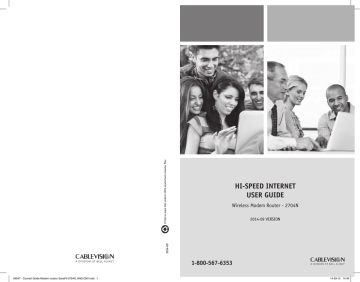 Wireless Modem Router 2704N User Guide - Cablevision | Manualzz