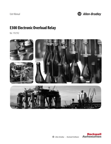 E300 Electronic Overload Relay User Manual - Rockwell Automation | Manualzz