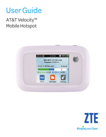 AT&T Mobile Hotspot Velocity User Guide | Manualzz