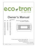 Dectron DS/DSV/RS 010-080 Series Dehumidifier Owner's Manual | Manualzz
