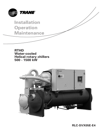 Trane RTHD RLC-SVX05E-E4 Installation Operation Maintenance | Manualzz