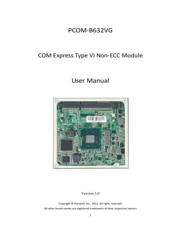 PCOM-B632 VG User Manual | Manualzz