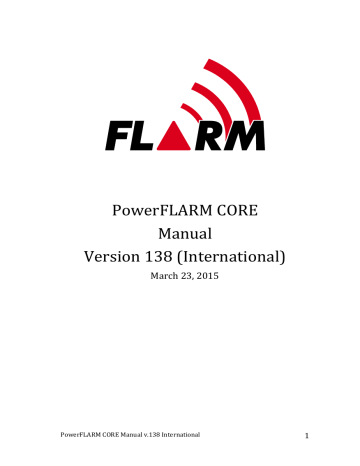 FLARM PowerFLARM CORE Manual | Manualzz