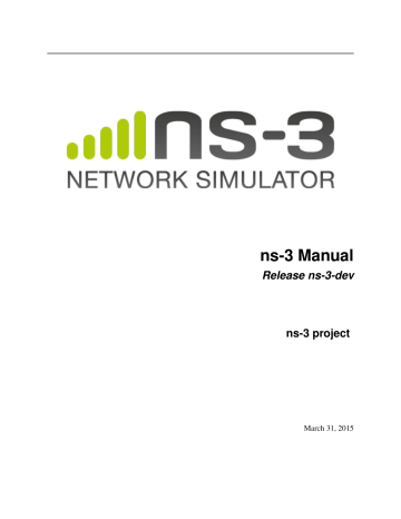 ns-3 network simulator manual | Manualzz