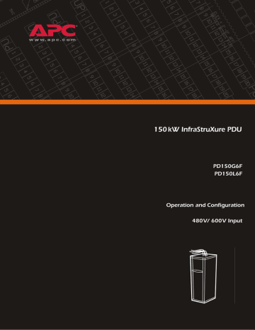 APC InfraStruXure PDU PD150G6F, PD150L6F User Manual | Manualzz