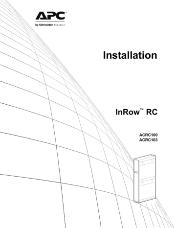 APC InRow ACRC103 User's Manual | Manualzz
