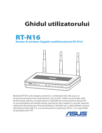 ASUS RT-N16 Wireless Router User Manual | Manualzz