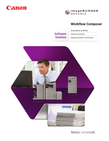 Canon imageRUNNER ADVANCE Workflow Composer Brochure | Manualzz