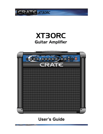 Crate XT30RC Guitar Amplifier User's Guide | Manualzz
