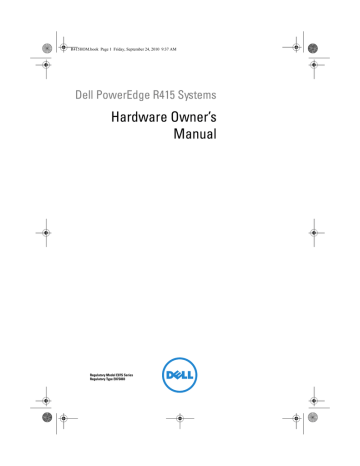 Dell PowerEdge R415 Server Hardware Manual | Manualzz