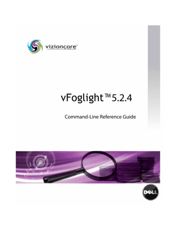 vFoglight 5.2.4 Command-Line Guide | Manualzz