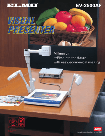 Elmo EV-2500AF Visual Presenter User Manual | Manualzz
