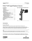 Fisher 249 Caged Displacer Sensor Instruction Manual | Manualzz