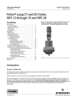 Fisher Large ET & ED Valves Instruction Manual | Manualzz