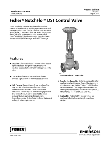 Emerson Fisher HP & EH Data Sheet | Manualzz