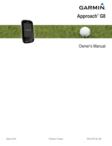 Garmin Approach G8 Owner's Manual | Manualzz