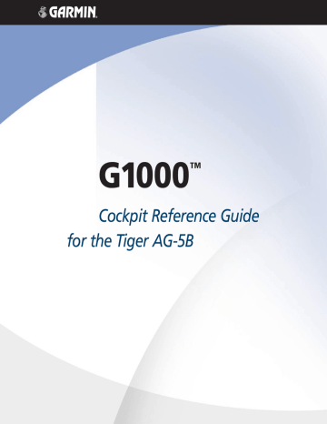Garmin G1000 Cockpit Reference Guide | Manualzz