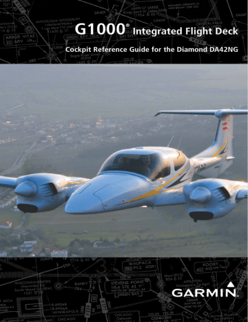 Garmin G1000 DA42NG Cockpit Reference Guide | Manualzz