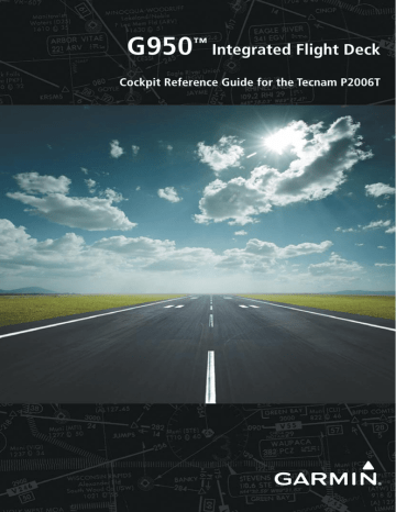 Garmin G950 Cockpit Reference Guide | Manualzz