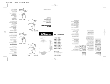 GN 2100 Series Headset User Guide | Manualzz
