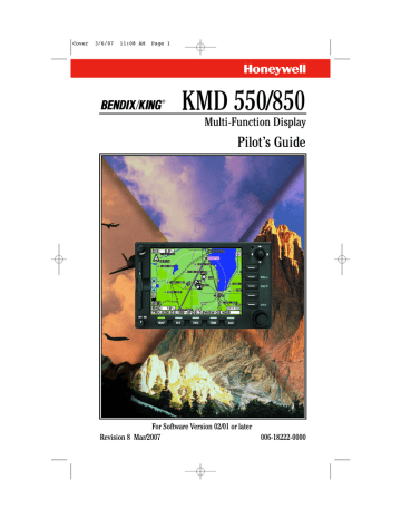 Honeywell GPS Receiver KMD 550/850 User's Manual | Manualzz