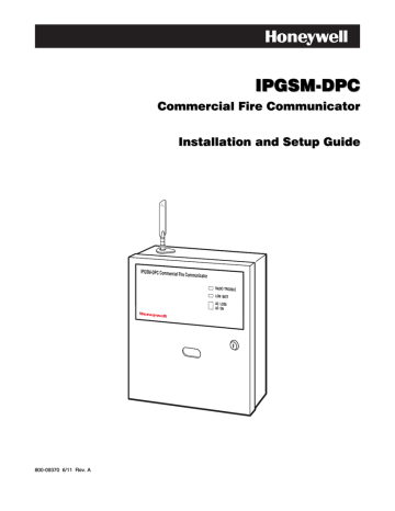 Honeywell IPGSM-DPC Installation Guide | Manualzz