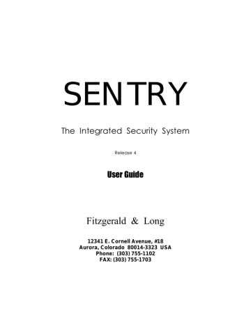 SENTRY Release 4 User Guide | Manualzz