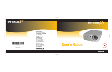 InFocus X1 User's Guide | Manualzz