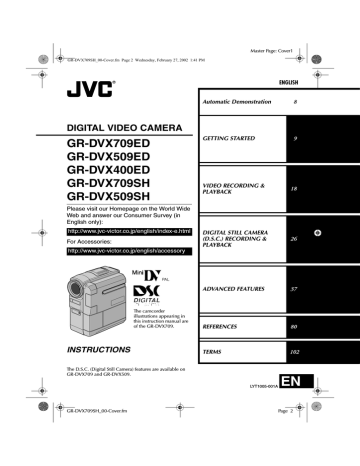 JVC GR-DVX400ED Instruction manual | Manualzz