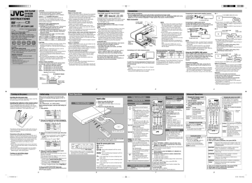 JVC XV-N320B/XV-N322S DVD Player User Manual | Manualzz