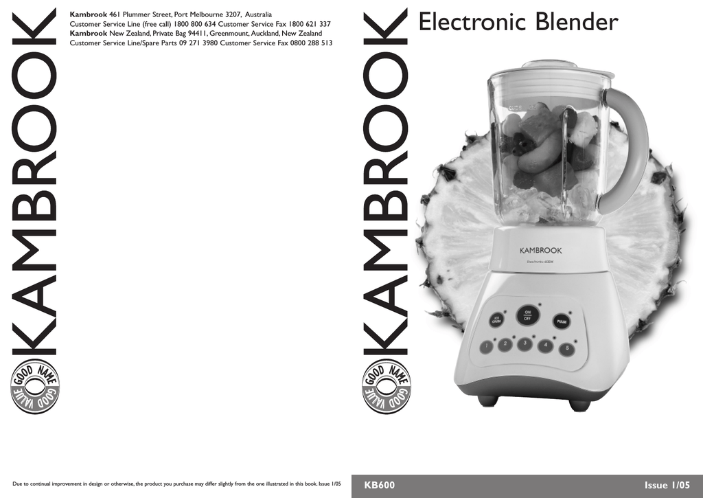 Kambrook Blender Spare Parts | Reviewmotors.co