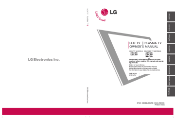 LG LC2R 37LC2R, 42LC2R, PC1R 42PC1R, 50PC1R Owner's Manual | Manualzz